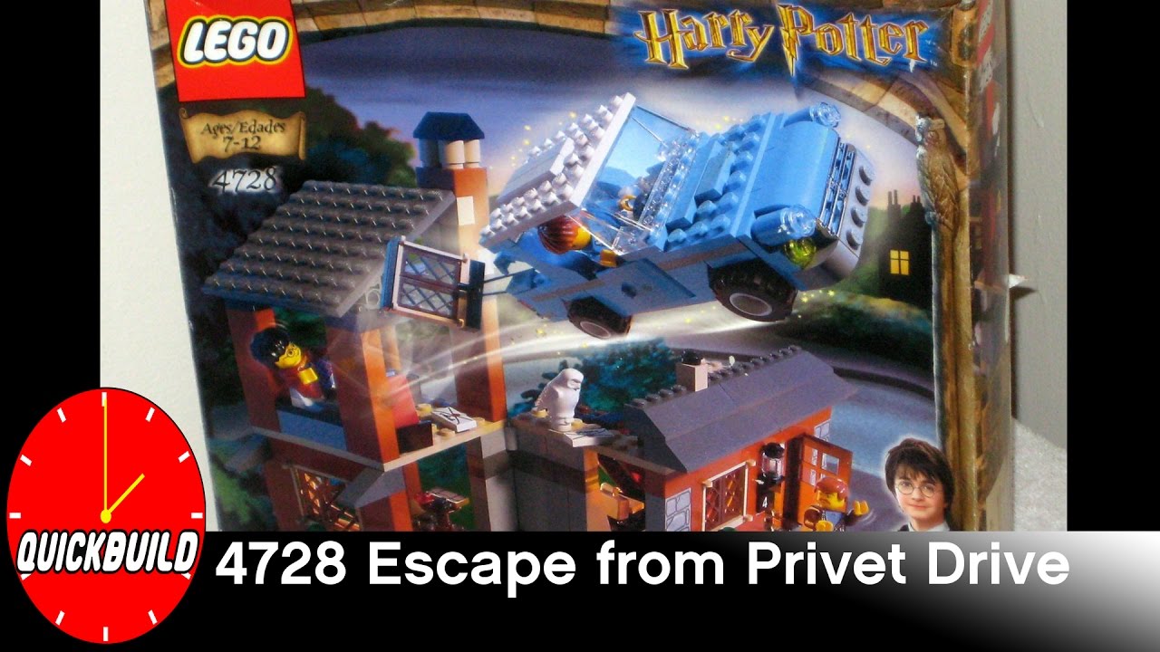 LEGO Harry Potter 4728 Escape from Privet Drive - Quick Build and ...