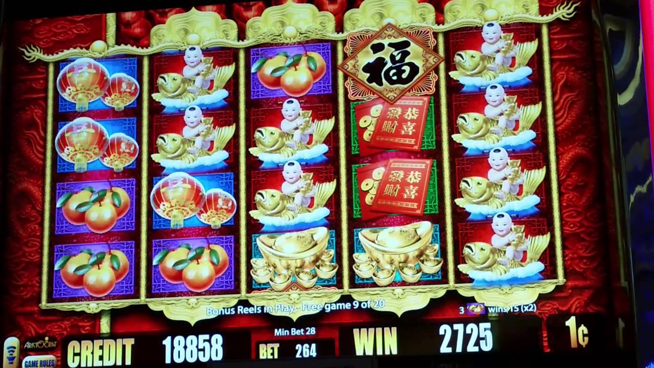 Lucky Festival Good Fortune Slot Machine Bonus - YouTube