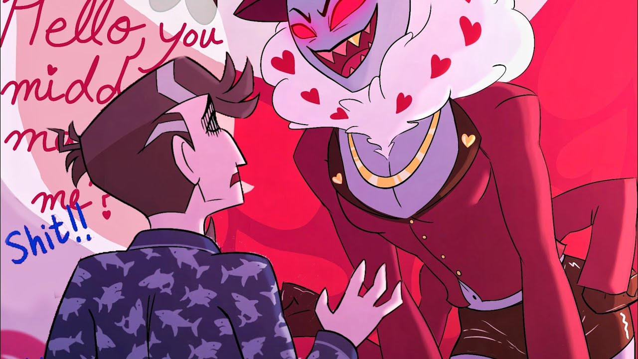 Human VOX Summoned Valentino😨?,Staticmoth🦋📺 fluff,Hazbin hotel Season 2 ...