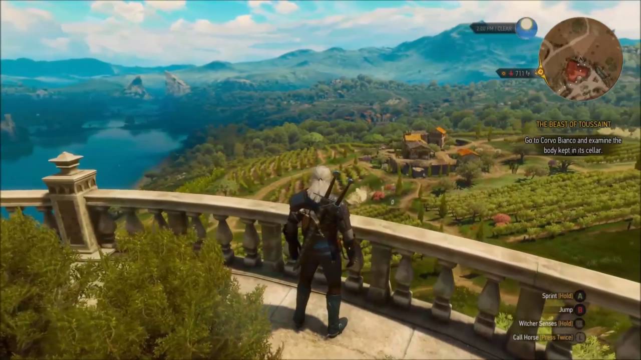 Witcher 3 Toussaint Sneak Peak - YouTube