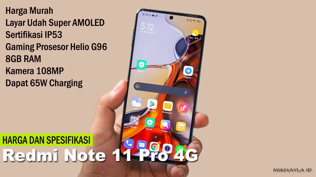 Redmi Note 11 Pro Harga dan Spesifikasi – Prosesor Helio G96 RAM 8GB ...