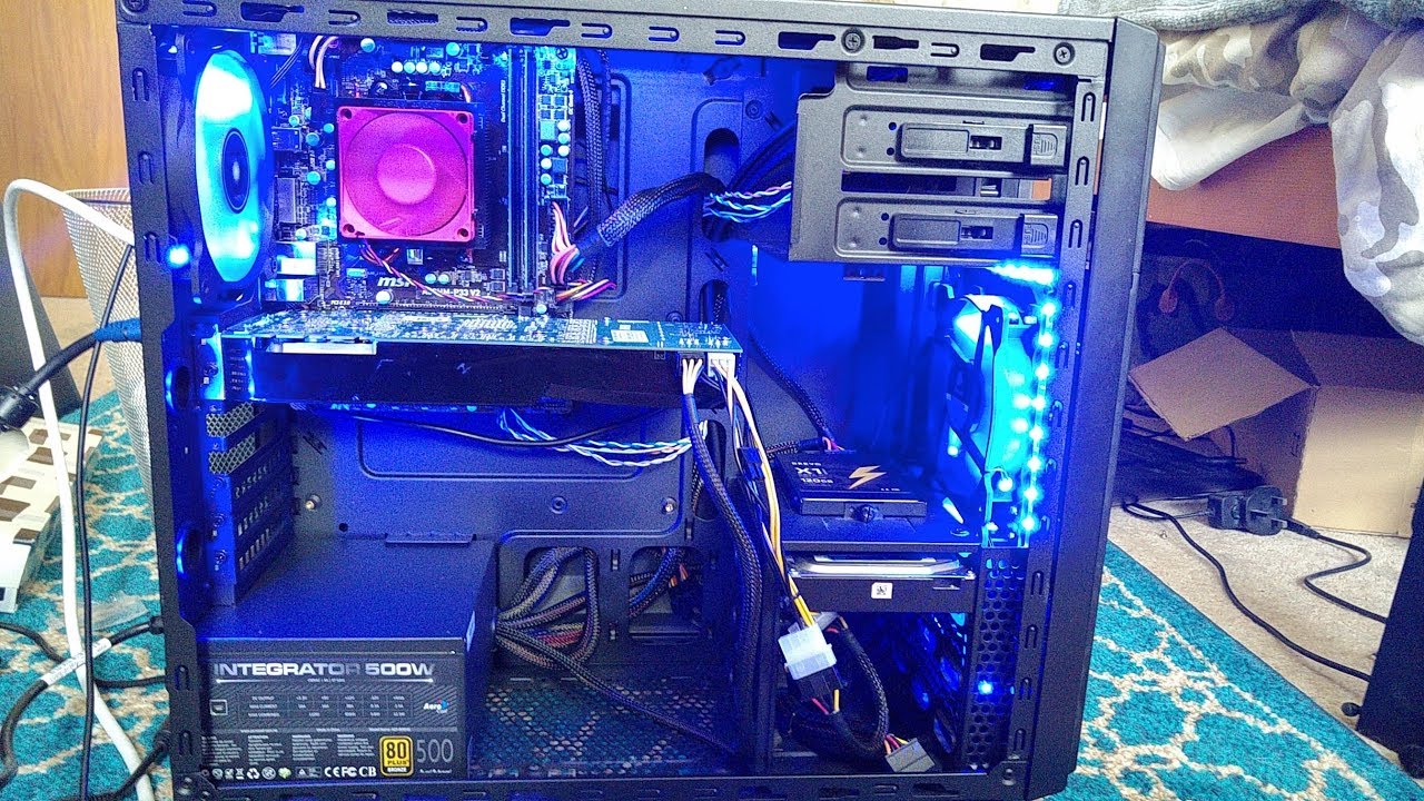 Building A PC Out of Random Spare Parts.... :) - YouTube