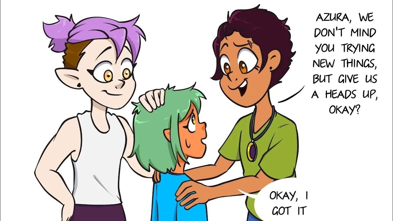 Half A Witch : Azura Noceda | The Owl House Comic Dub | Lumity Daughter ...