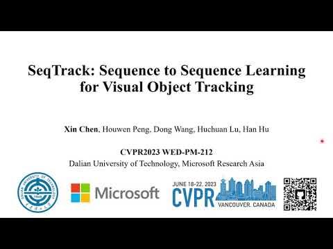Introduction of the paper SeqTrack (CVPR2023 WED-PM-212) - YouTube