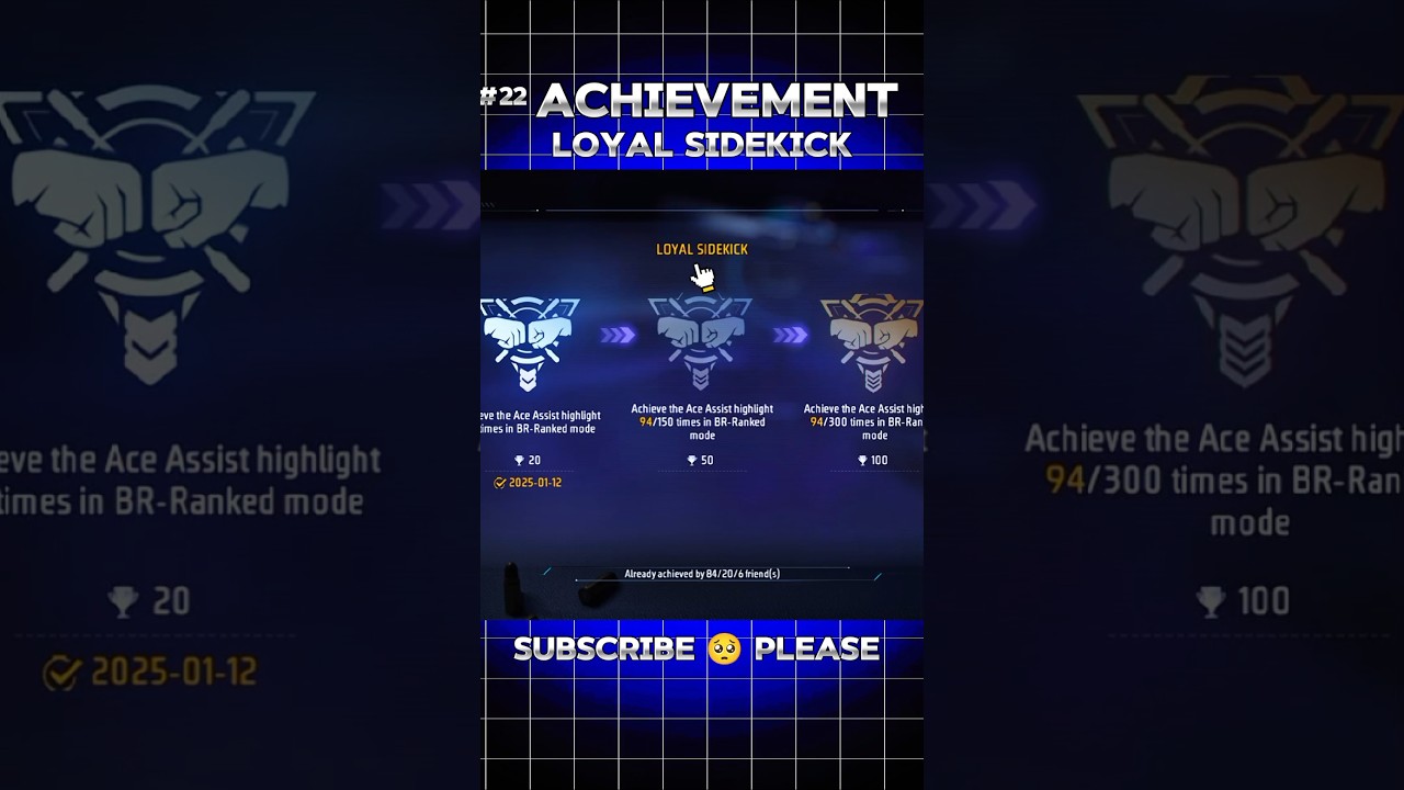 Loyal sidekick free fire achievement mission #freefire #shorts # ...