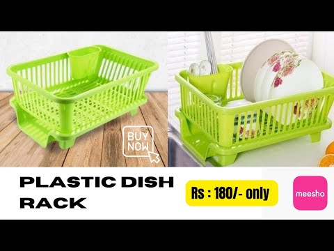 Unboxing Plastic Dish Rack (From Meesho). Rs : 180/- only. - YouTube
