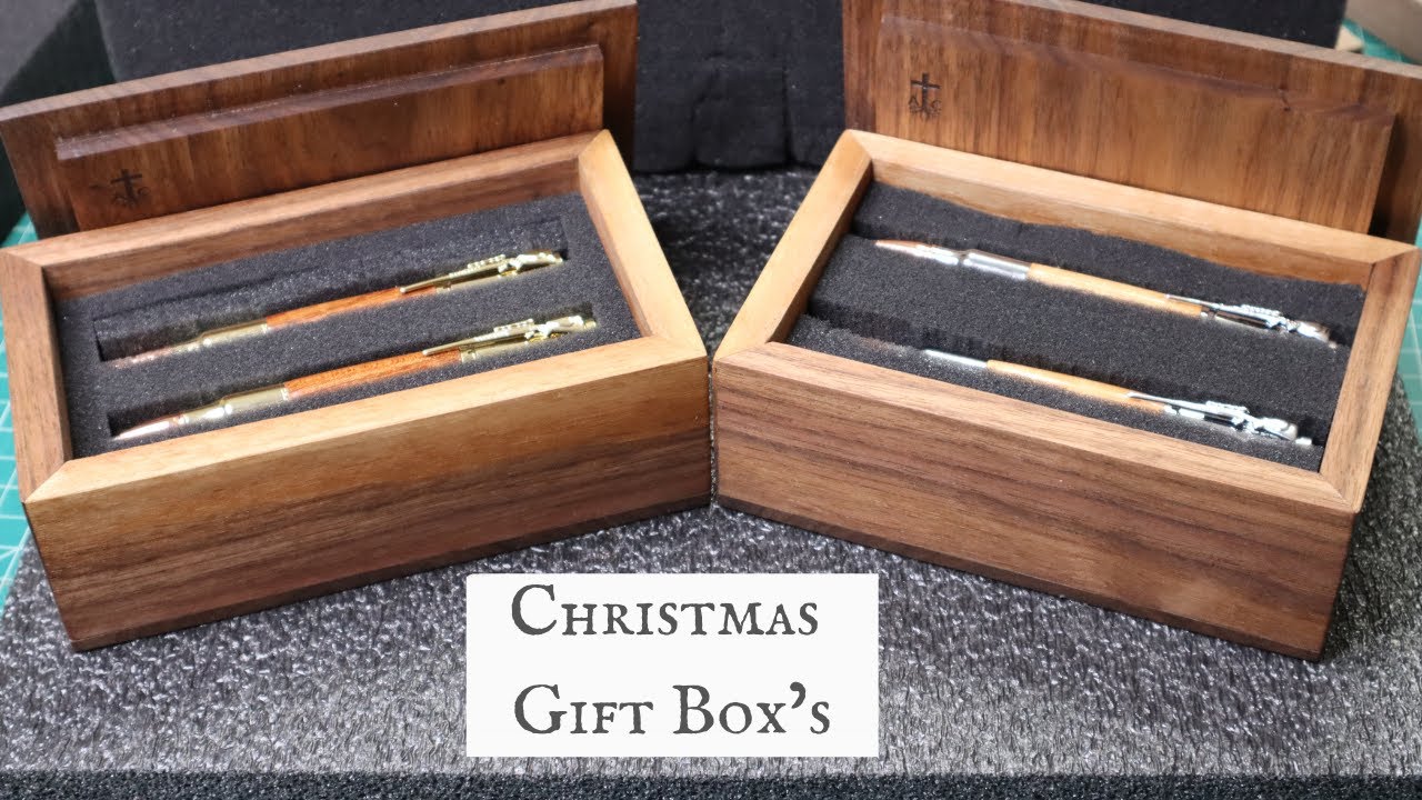 How To Build A Custom Pen And Pencil Gift Box - YouTube