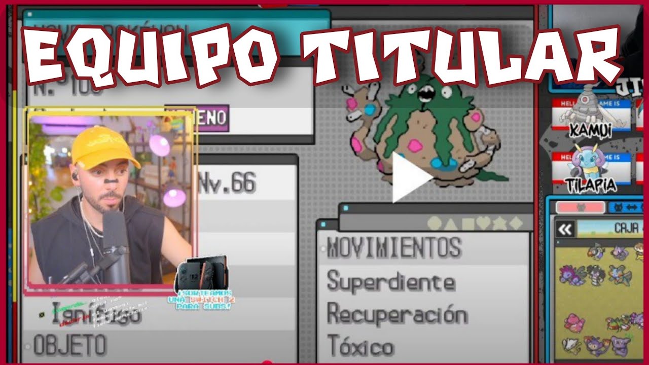 Sekiam le RECOMIENDA un EQUIPO TITULAR a Jimcarona para la Liga Pokemon ...