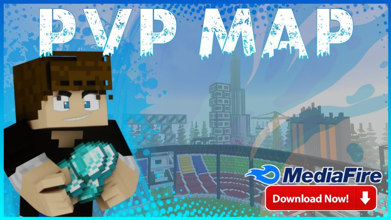 PvP Map | Download Now | Minecraft pe 🔥 - YouTube