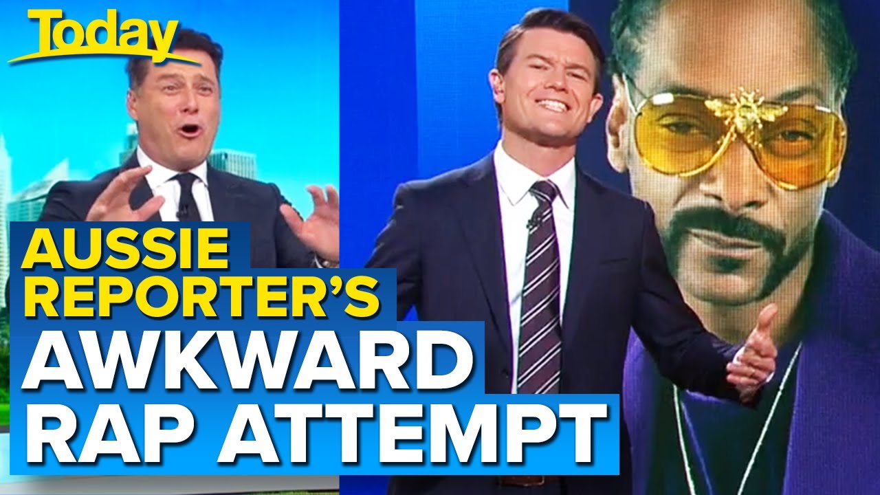 Aussie reporter tries to rap news story about Snoop Dogg | Today Show ...