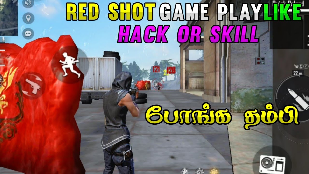 RED SHOT GAME PLAY/FREE FIRE/VELLORE VIVASAAYEE - YouTube