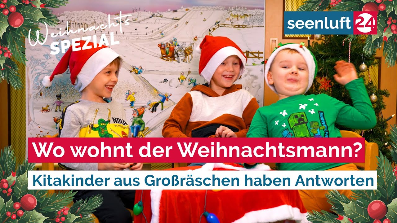 Wo wohnt eigentlich der Weihnachtsmann? Kitakinder haben die Antworten ...