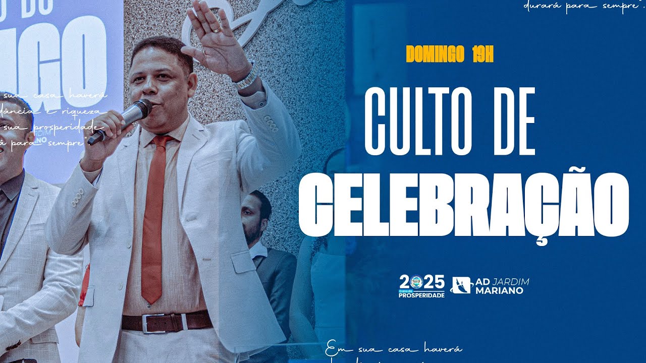 CULTO DE CELEBRAÇÃO | Pr. James Soares | CULTO AO VIVO AD MADUREIRA ...