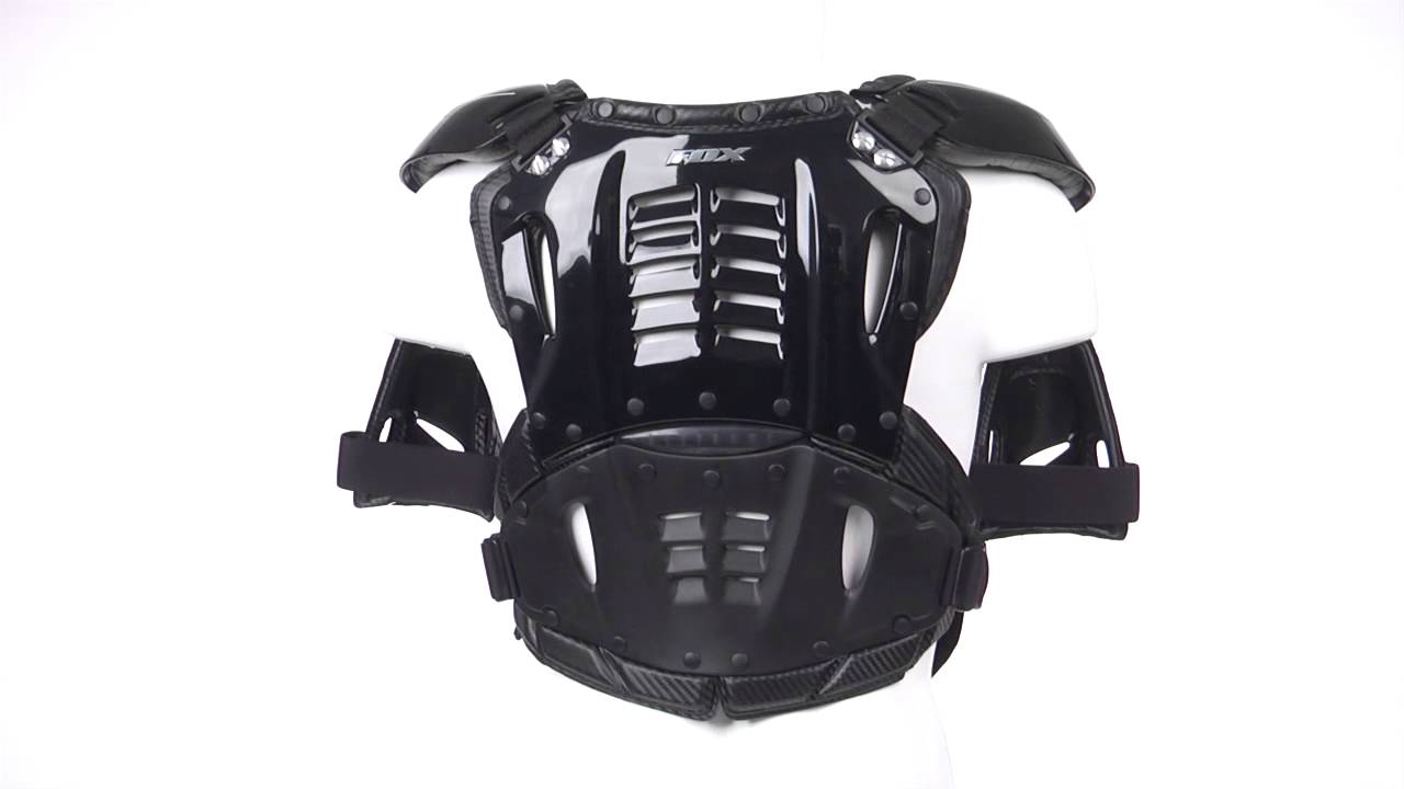 Fox Airframe Chest Protector - Black/White - 360 - YouTube