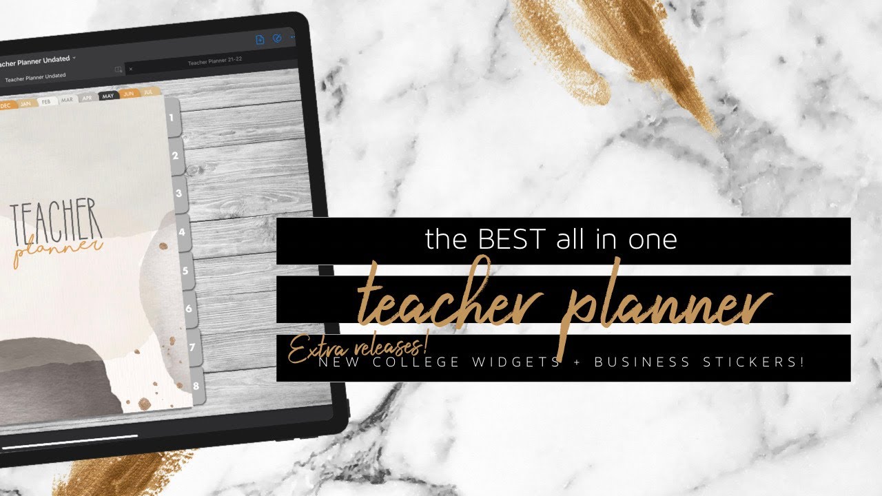 The BEST Teacher Planner TONS Of EXTRAS Including Stickers And Widgets The BEST Teacher Planner TONS Of EXTRAS Including Stickers And Widgets