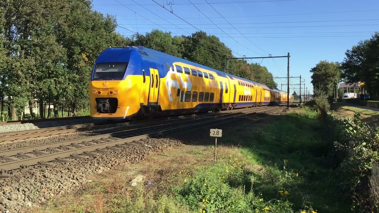 8719 Flow Virm NS Passenger Train at Blerick the Netherlands, October 9 ...