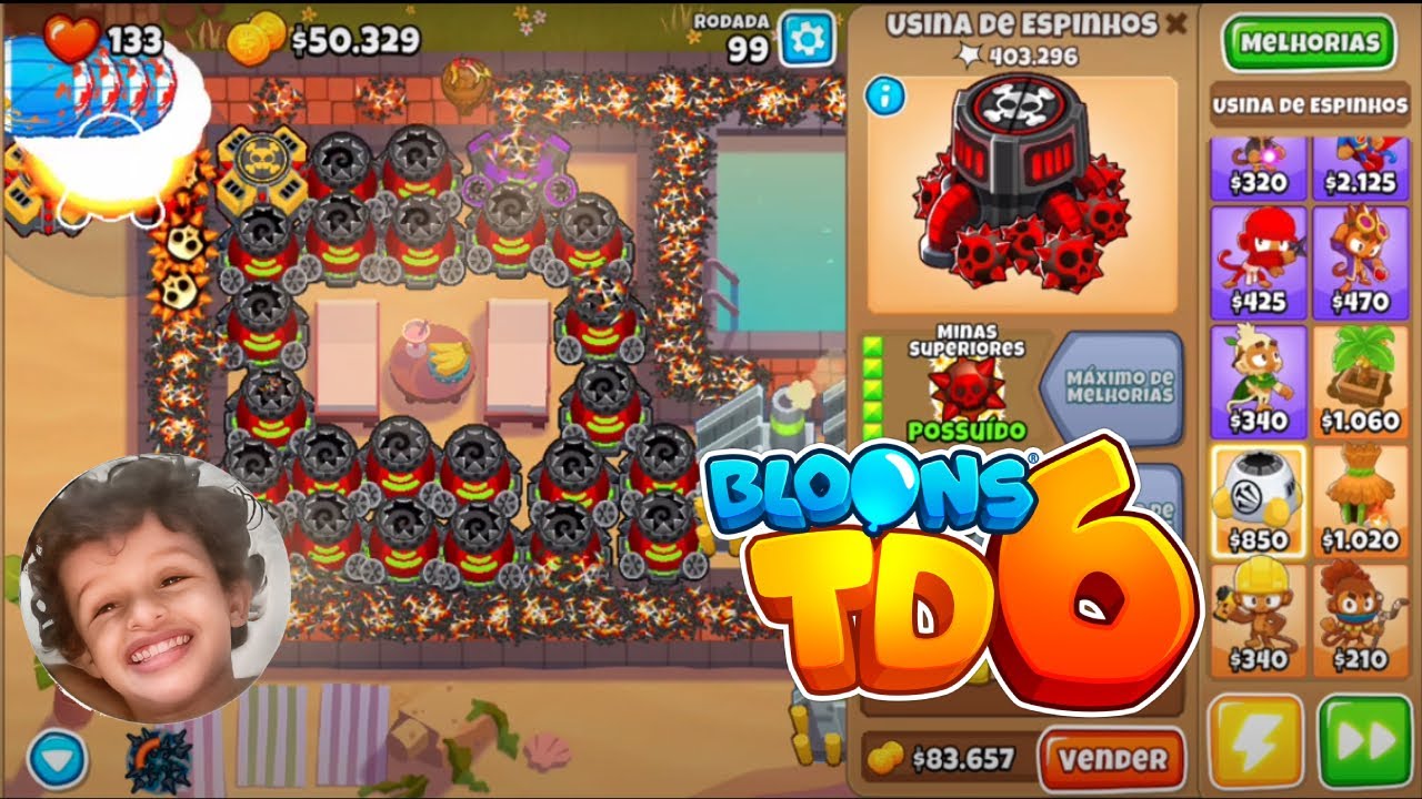 BLOONS TD BATTLE 6 O PODER DAS USINAS - YouTube