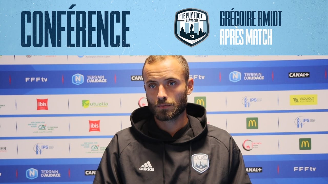 J4 - Grégoire Amiot (conférence de presse après match Châteauroux - 1-2 ...