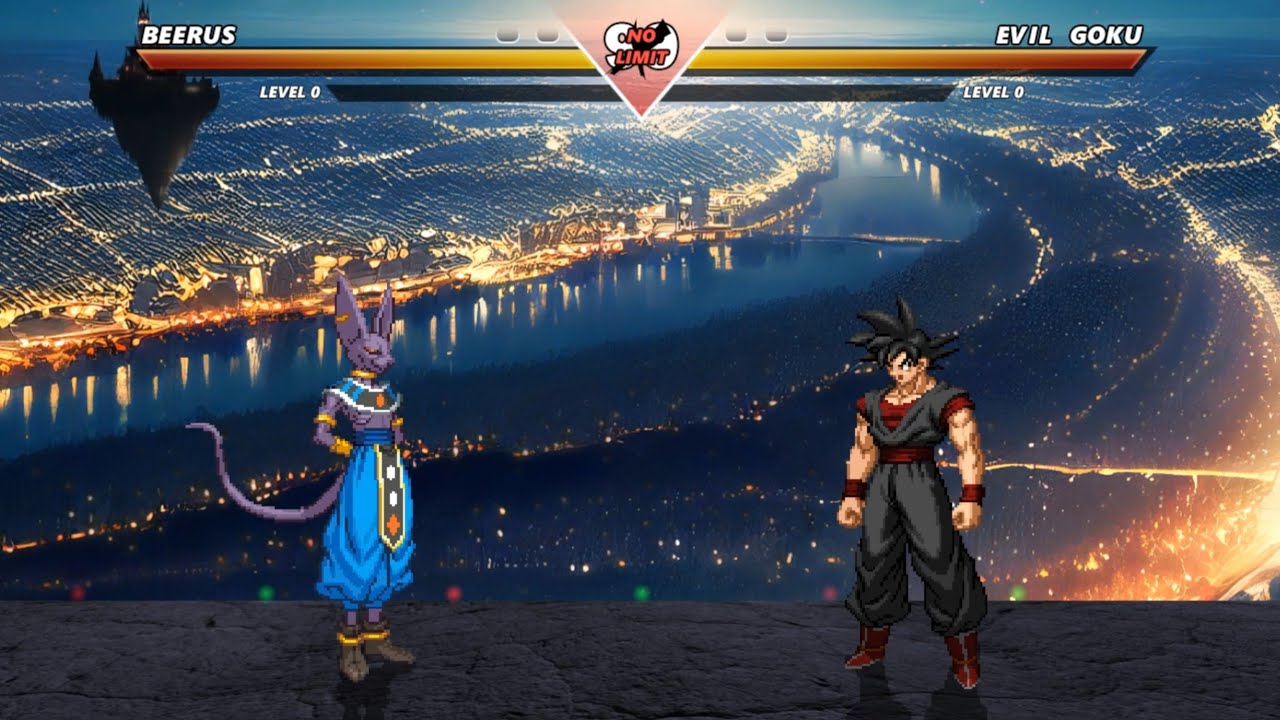 BEERUS vs EVIL GOKU - The most insane fight ever made! - YouTube