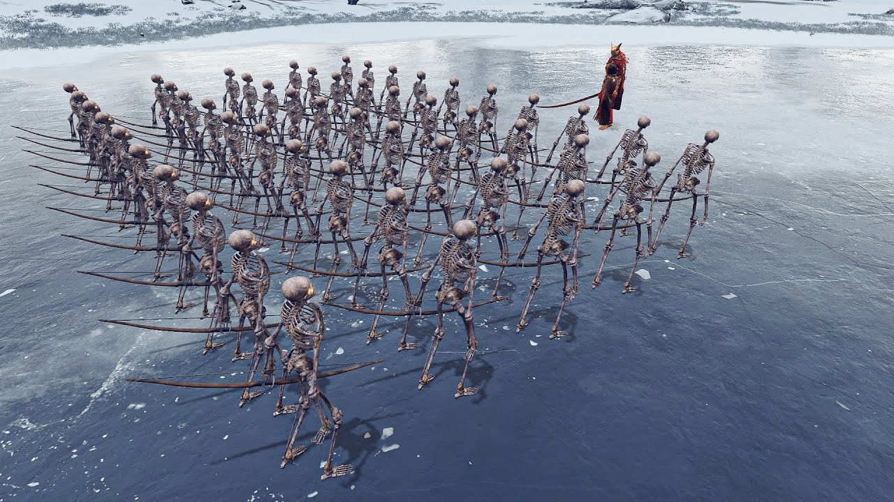 50 Skeletons VS Bosses - Elden Ring - YouTube