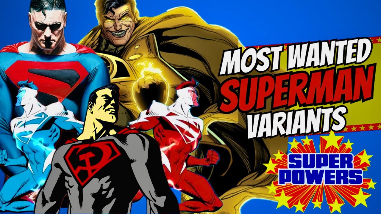 Top 10 MOST WANTED McFarlane Super Powers SUPERMAN Variants - YouTube