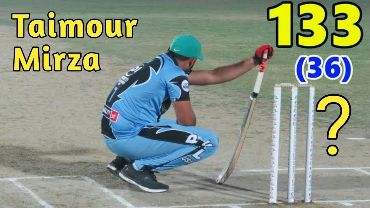 Taimur Mirza is on fire! - Need 133 runs 36 Balls - Pakistan Tap ball ...