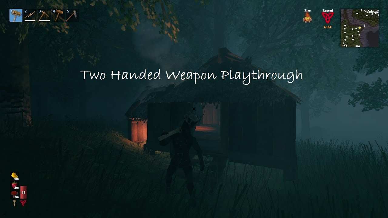 Valheim - Two Handed Weapon Challenge Playthrough pt. 3 - YouTube