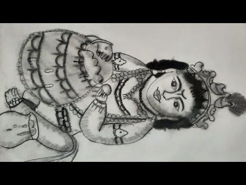 How to draw Laddu Gopal Ji. - YouTube