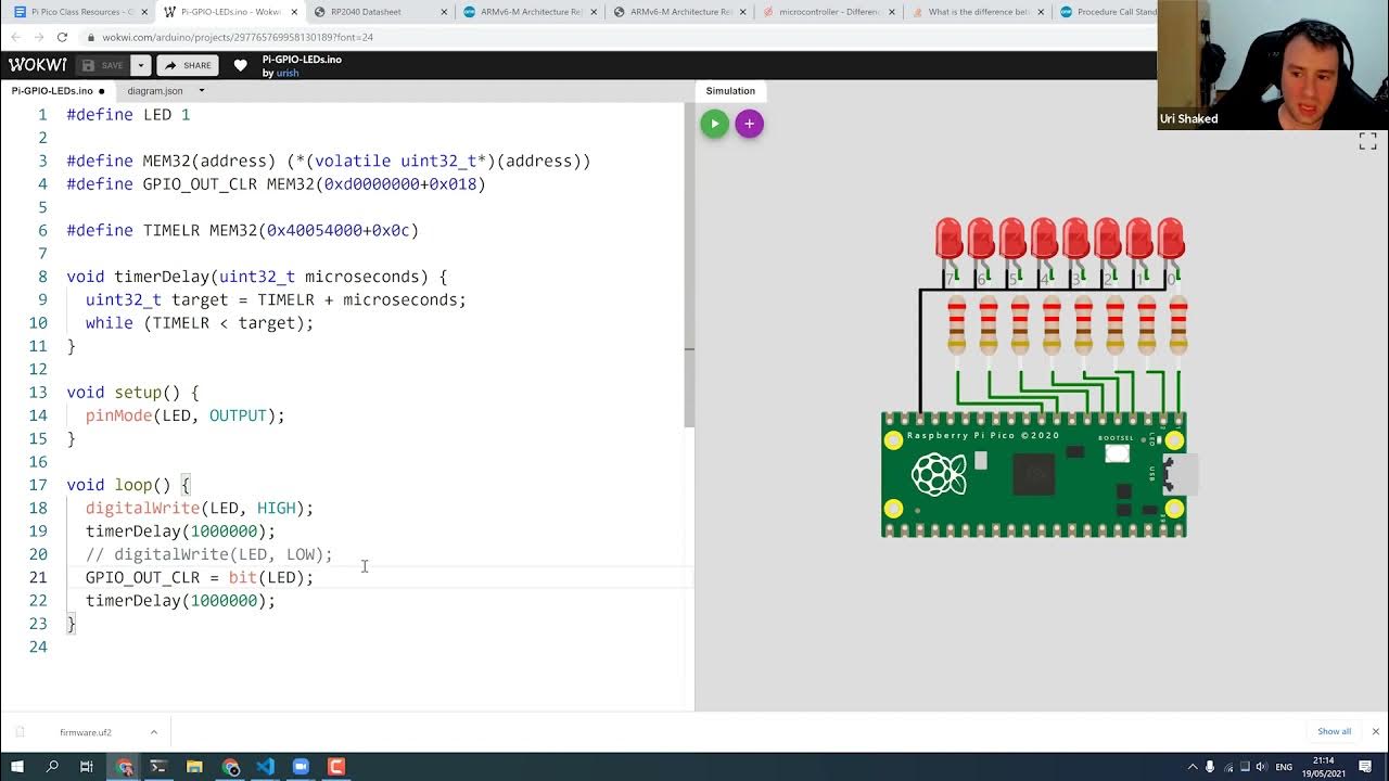 HackadayU: Raspberry Pi Pico and RP2040 - Class 2 - YouTube