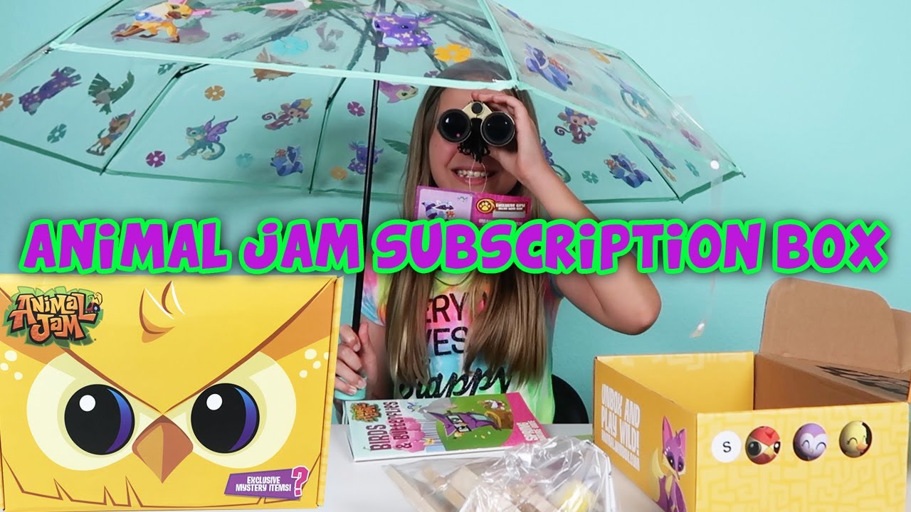 Animal Jam Subscription Box | Exclusive Animal Jam Code - YouTube