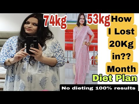 My Weight Loss Journey |from 74kg to 53kg | Diet Plan To Loose 21 Kg at ...