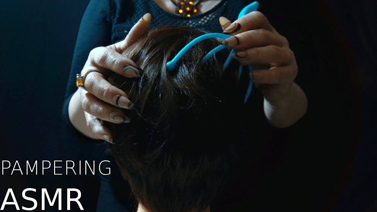 Pampering ASMR | Deep Scratching, Bug Searching, Combing, Brushing ...