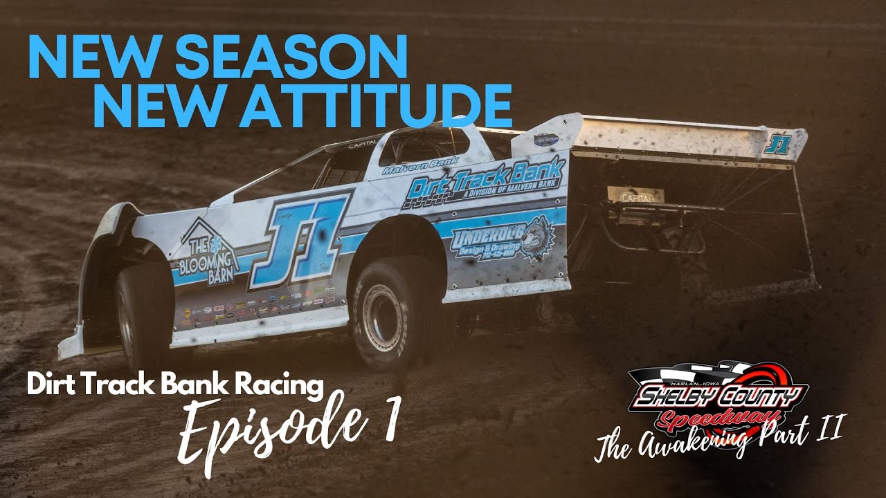 Dirt Track Bank Racing Episode 1 - Shelby County Speedway - The ...