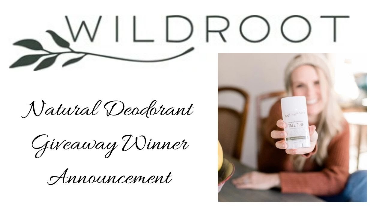 Winner of The WildRoot Deoderant Giveaway - YouTube