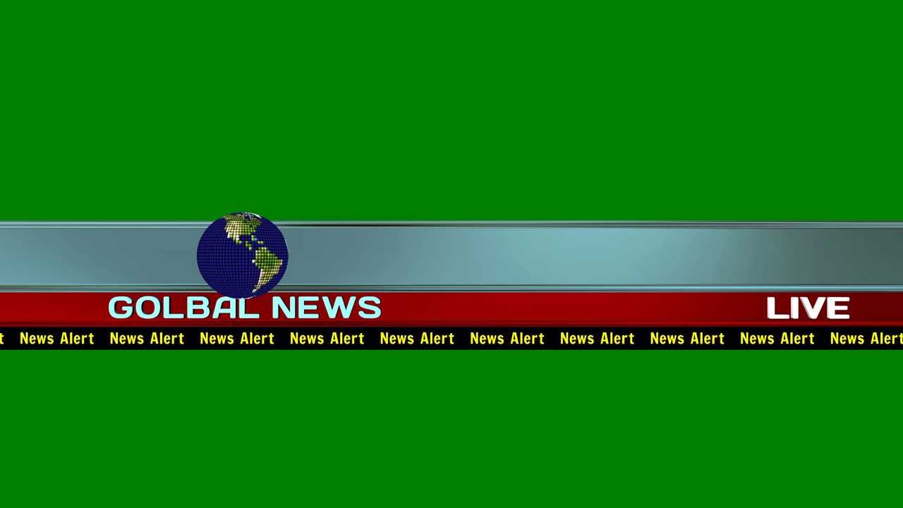 Global News Alert Ticker 4K Ultra-HD - Free Footage AA VFX - YouTube