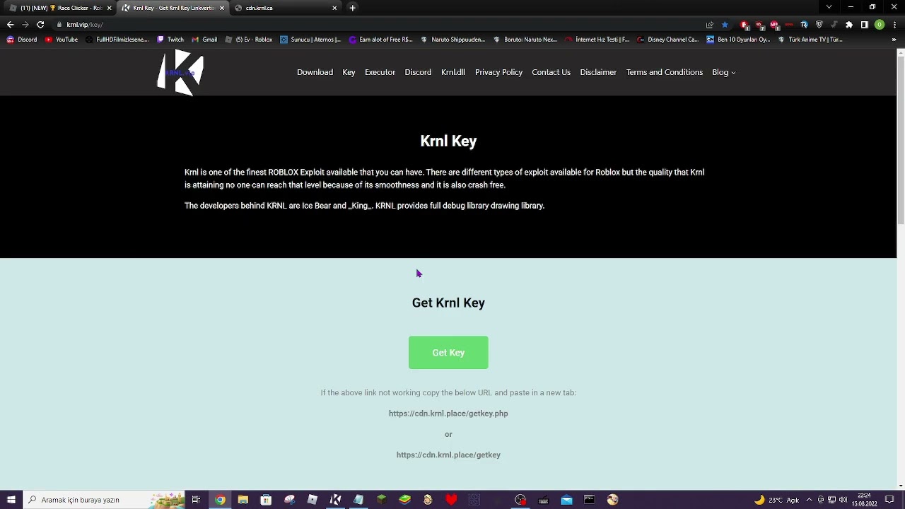 Krnl Key site ulaşılamıyor sorunu cözüm! %100 sorunsuz - YouTube