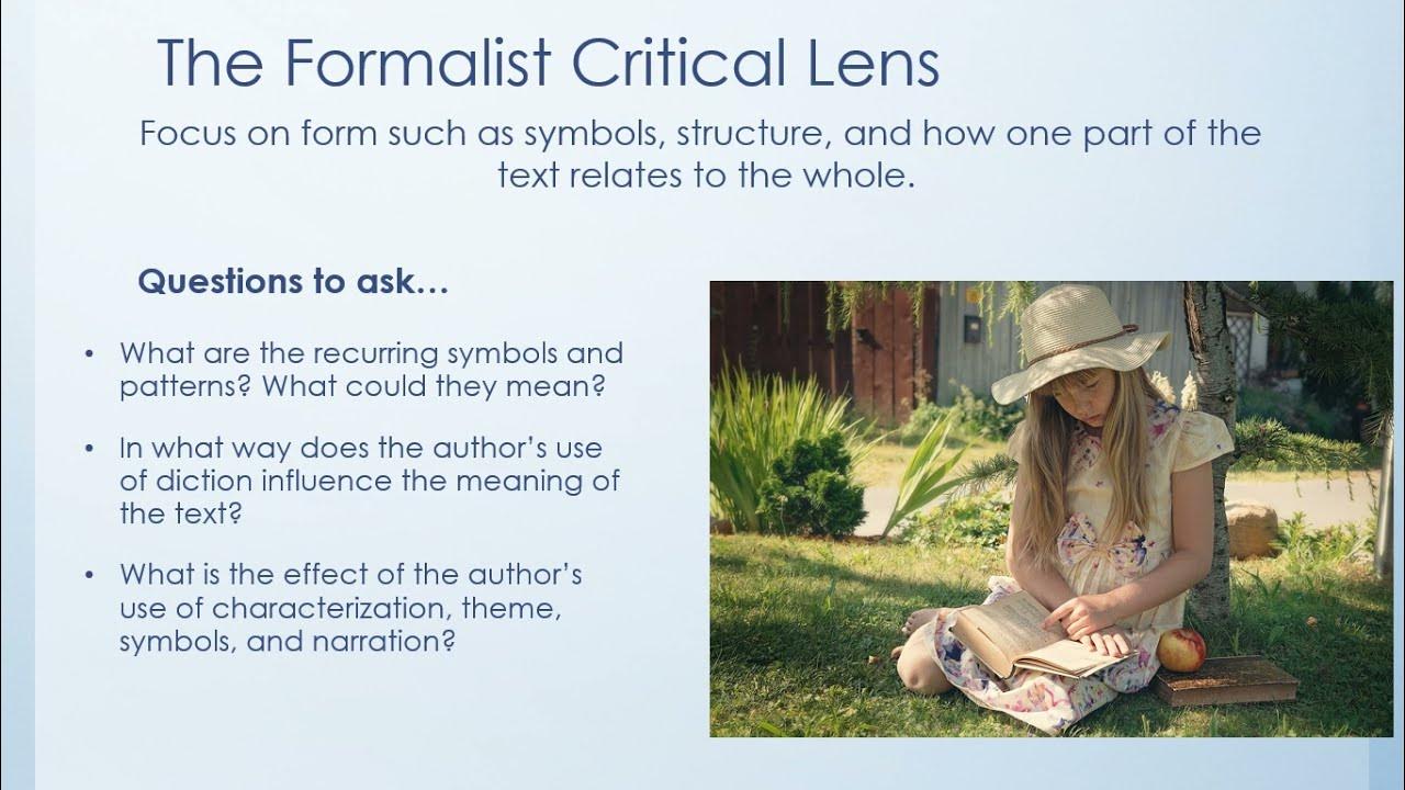 Formalist Critical Lens Introduction - YouTube
