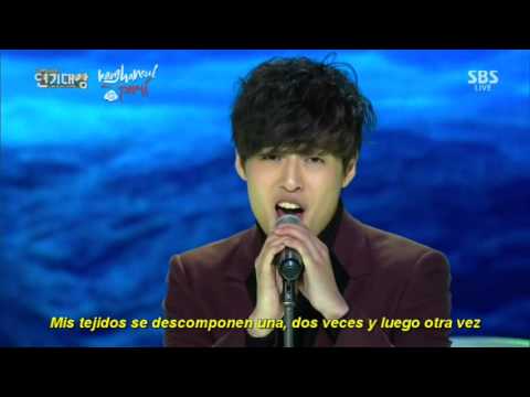 [SUB ESP] 141231 Kang Ha Neul canta \