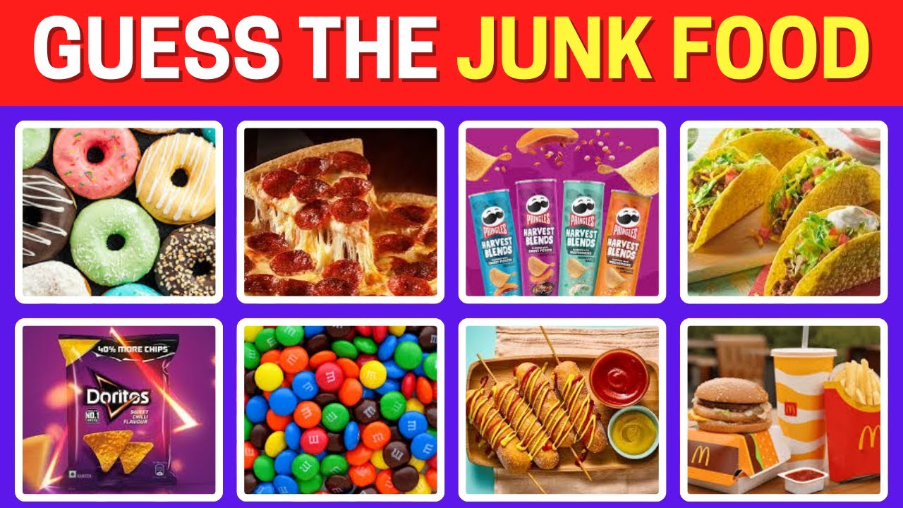 🍿Can You Guess The Snacks and Junk Food by Picture...? 🍟 🍔 Snack Quiz ...