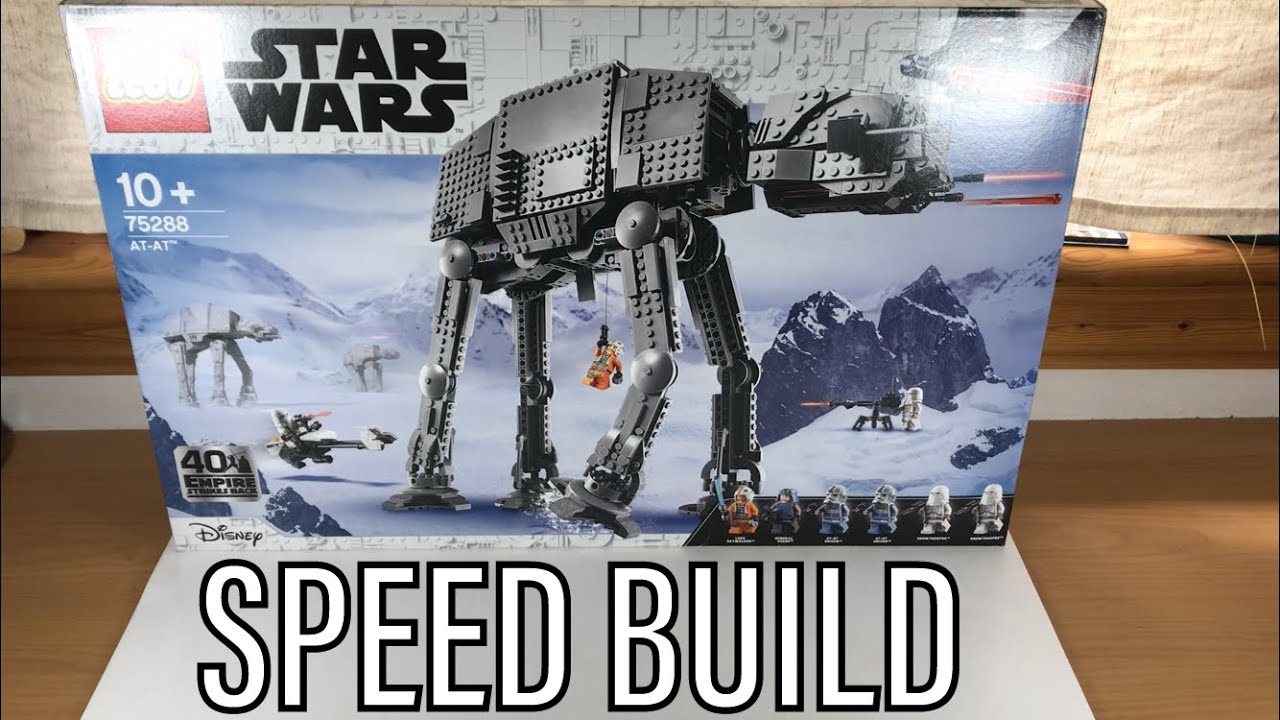 LEGO Star Wars 75288 AT-AT Speed Build! - YouTube