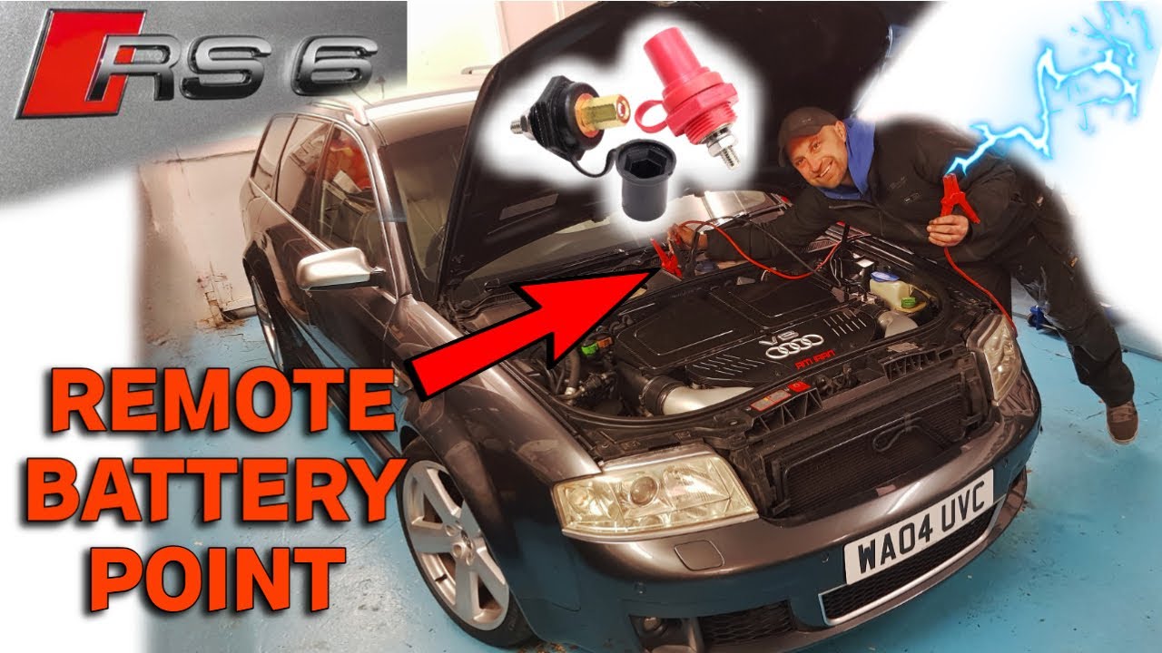 Fitting a Remote Battery Point on my Audi RS6! - YouTube