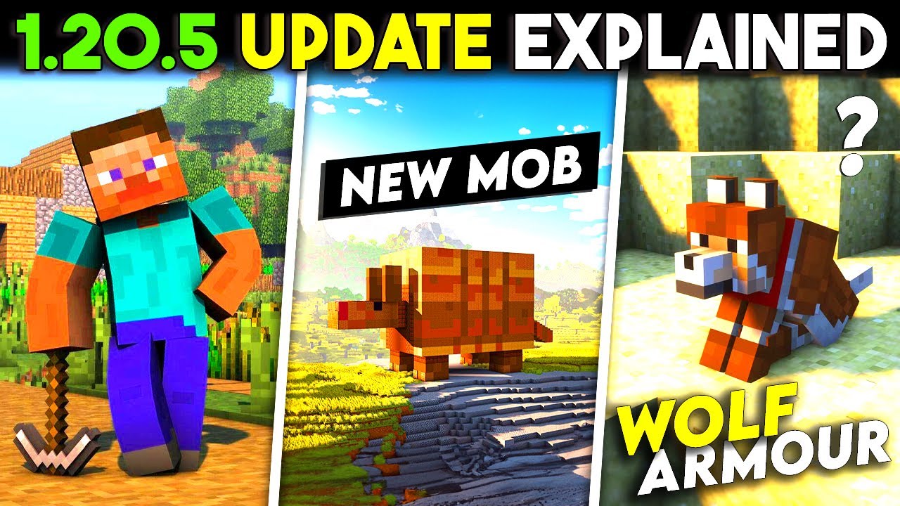 Minecraft *BIG UPDATE* Is Finally Here 🔥 - Armadillo Mob, Wolf Armour ...
