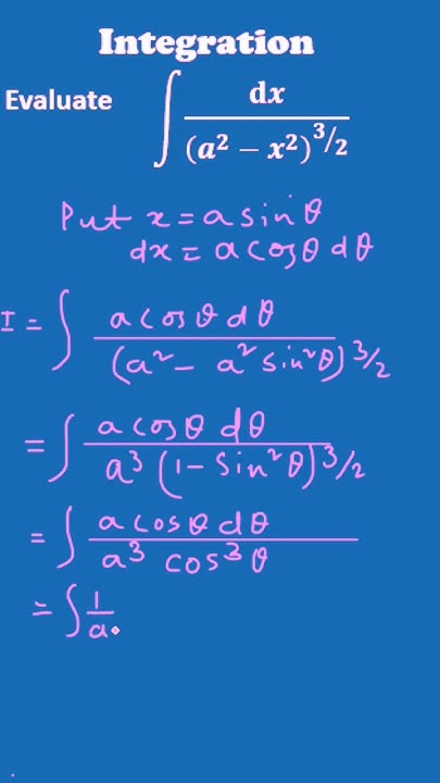 An indefinite integration problem discussed in a nutshell #calculus ...