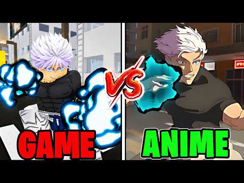 ALL JJS Animations VS JJK Anime in Jujutsu Shenanigans