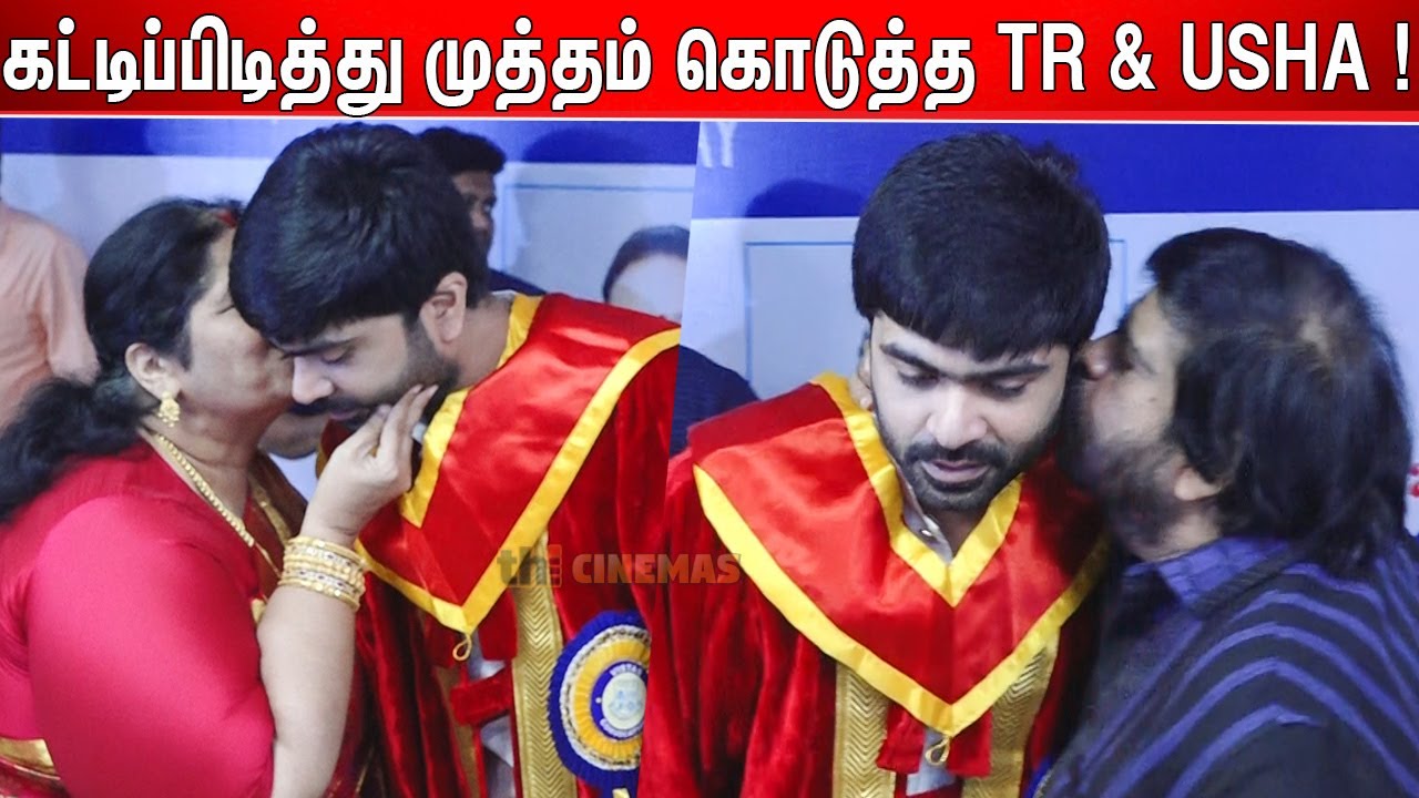 சந்தோஷத்தில் 😍😍T Rajendar & Usha Rajendar | Simbu parents Gets ...