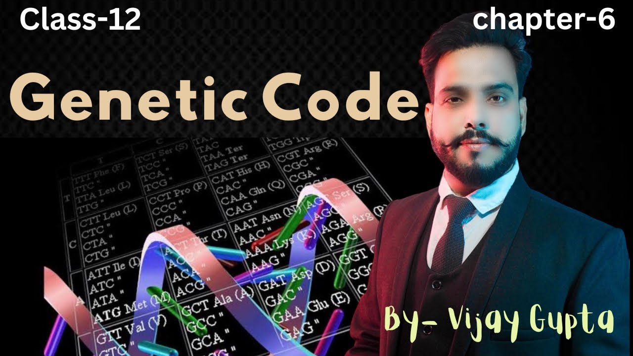 Genetic Code(अनुवांशिक कूट) Class-12/Ch-6-Molecular Basis of ...