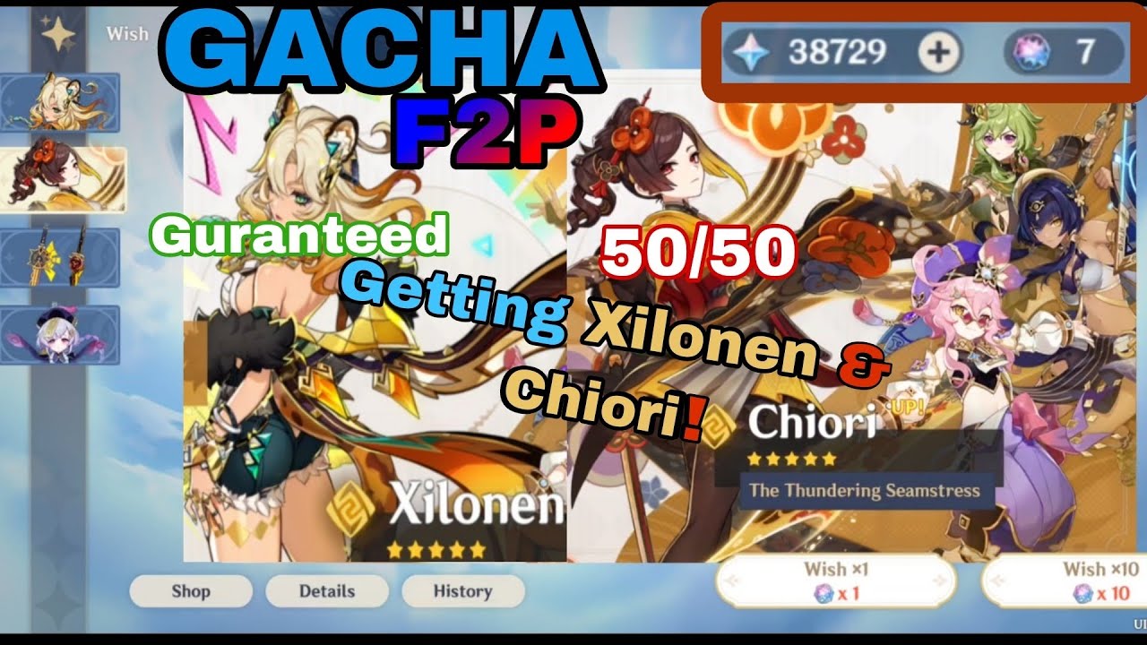 Guranteed Xilonen And Then Pulling Chiori 50/50! | Gacha | Mobile ...