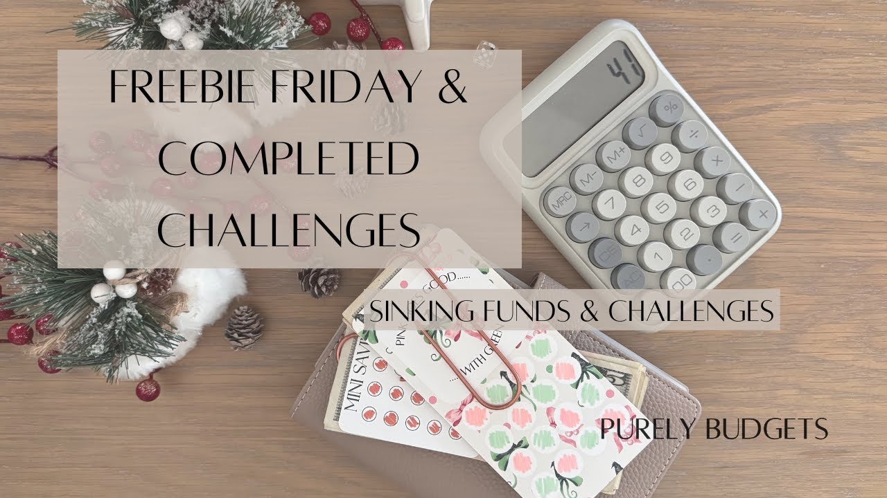 1ST Freebie Friday of December | Completed Challenges - YouTube