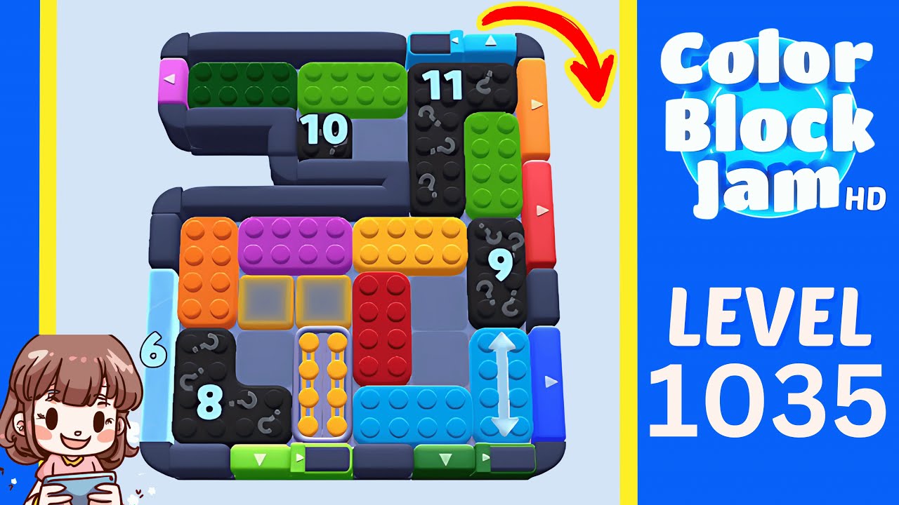 Color Block Jam Level 1035 Solution Walkthrough - YouTube