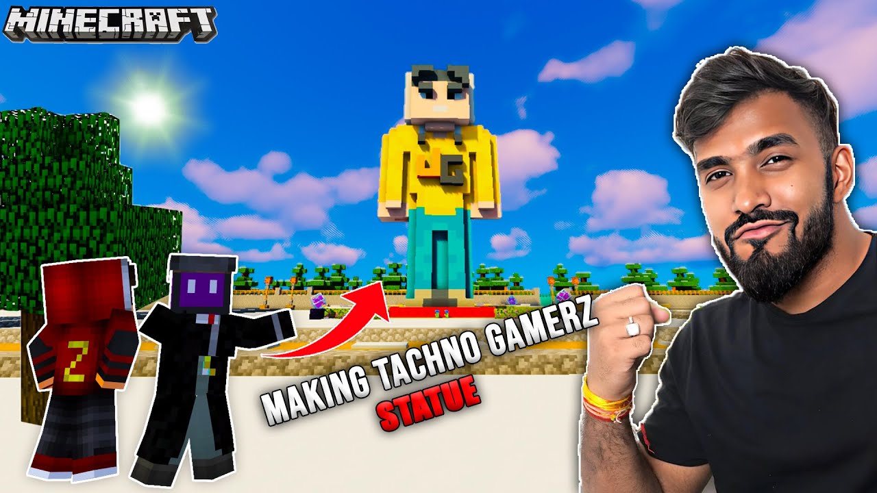 I BUILD TECHNO GAMERZ STATUE | CAN HE WATCH THIS VIDEO? | @TECNO GAMERZ ...